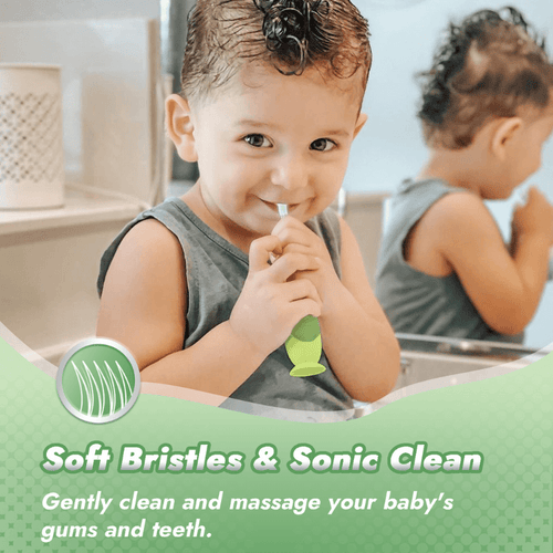Home Max Toddler Sonic Electric Toothbrush for Ages 1-3 Years
