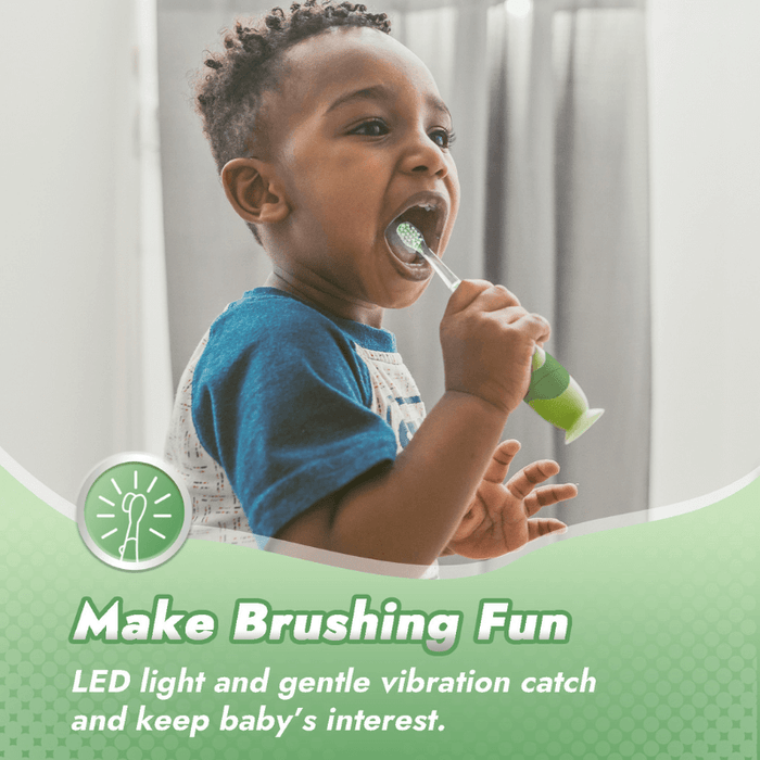 Home Max Toddler Sonic Electric Toothbrush for Ages 1-3 Years