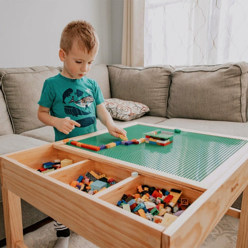 Home 2-in-1 Kids' Activity Lego Table with Storage